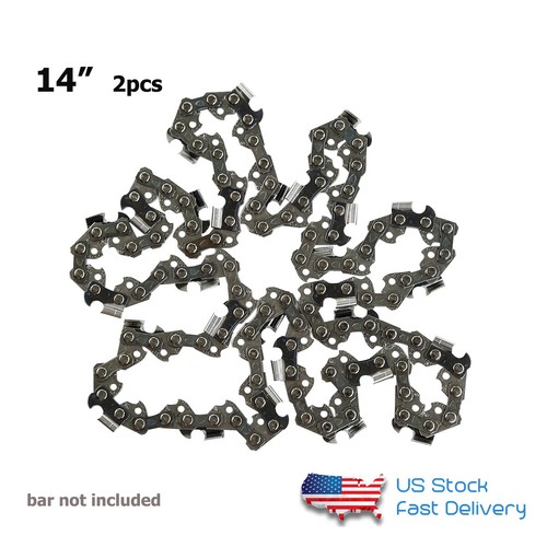 2Pack 14'' Chainsaw Chain Blade 3/8''LP .043" Gauge 50DL for Stihl ...