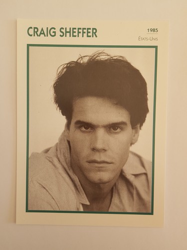 CRAIG SHEFFER - CARTE FICHE CINEMA PORTRAIT DE STAR | eBay