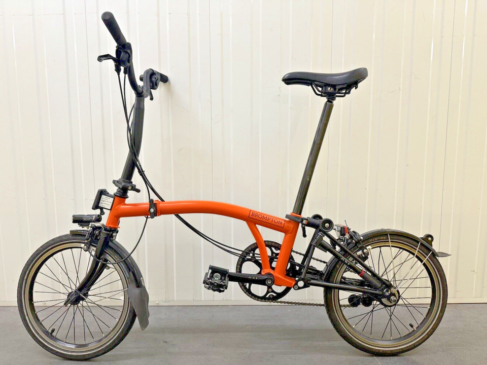 Brompton M6L Black Edition Bike Orange - Excellent Condition - 1 Year ...