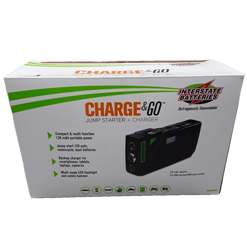 Interstate Batteries Charge & GO Jump Starter + Charger | eBay