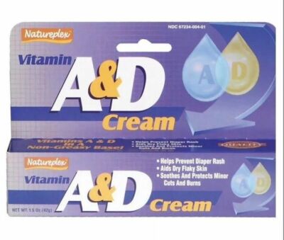 4 Packs of Vitamin A&D Cream Moisturizes For Dry, Skin 1.5oz MADE IN ...