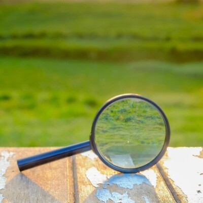 LARGE POWERFUL MAGNIFYING GLASS 90MM MAGNIFIER READING GLASS LENS ...