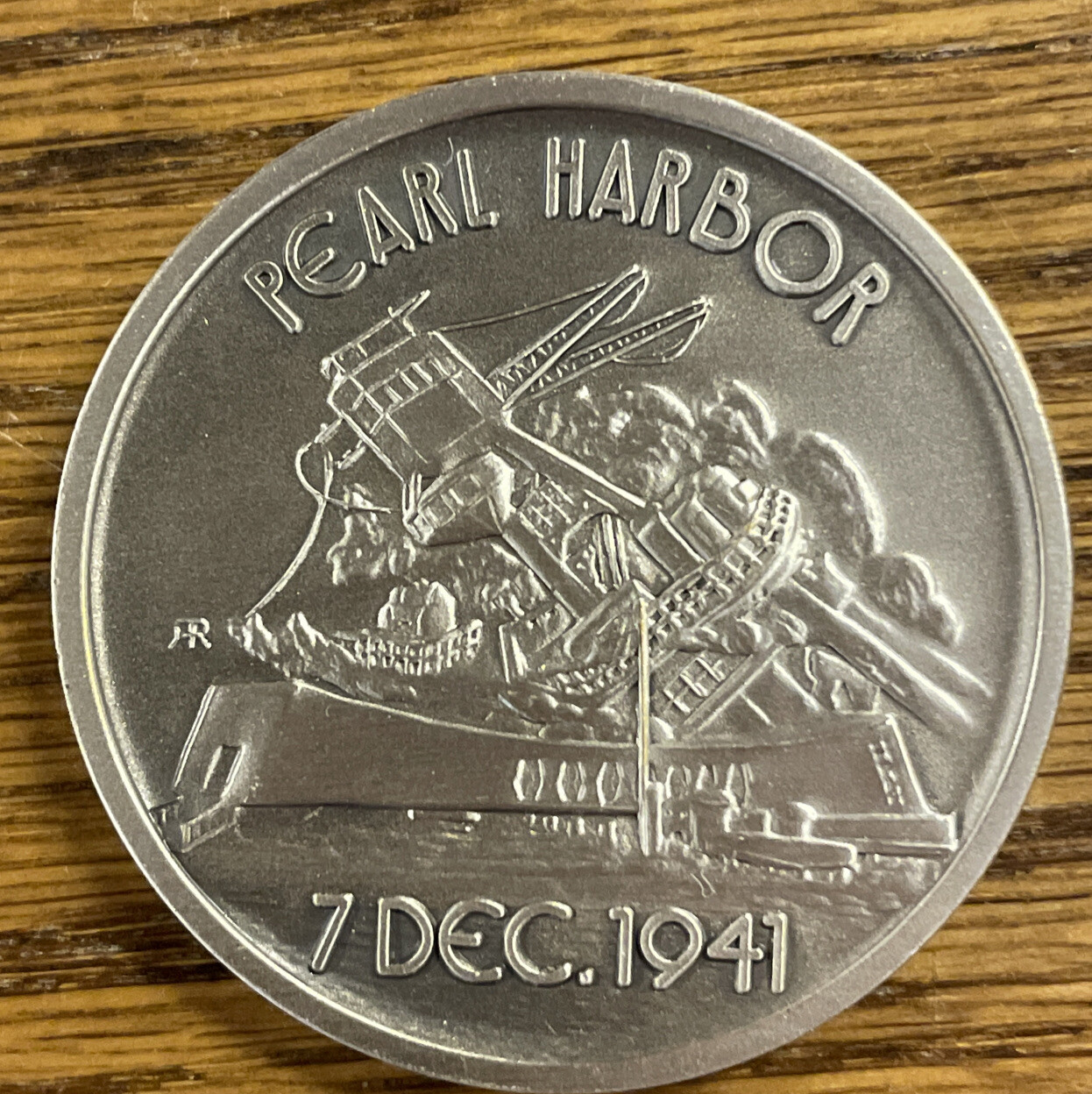 PEARL HARBOR USS ARIZONA MEMORIAL MUSEUM FOUNDATION MEDAL BB-39 DEC ...