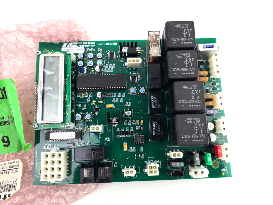 Braun Wheelchair Lift 100419-001 Assembly NUVL 24V Control Board | eBay