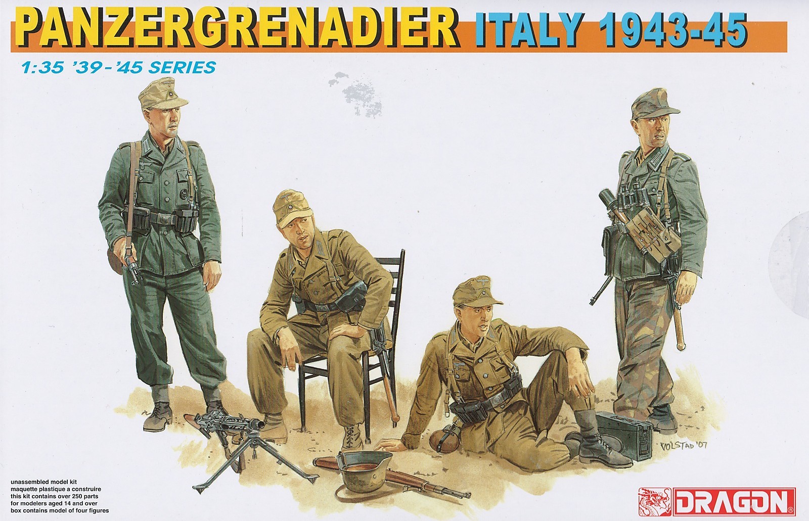 Dragon 1/35 6348 WWII German Panzergrenadier (italy 1939-1945) (4 ...