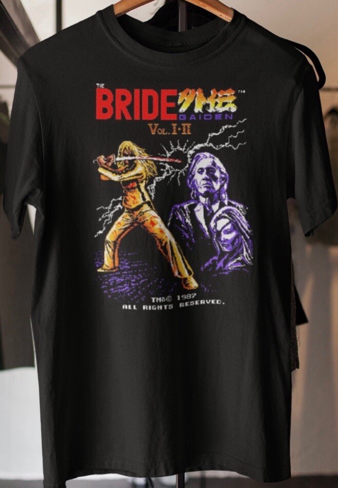 Kill Bill + Ninja Gaiden = The Bride Gaiden Halloween Mn’s Black Tee ...