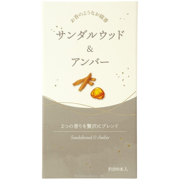 Kameyama Perfume-Like Incense Sandalwood & Amber | eBay