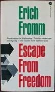 ESCAPE FROM FREEDOM By Erich Fromm 9780380011674| eBay