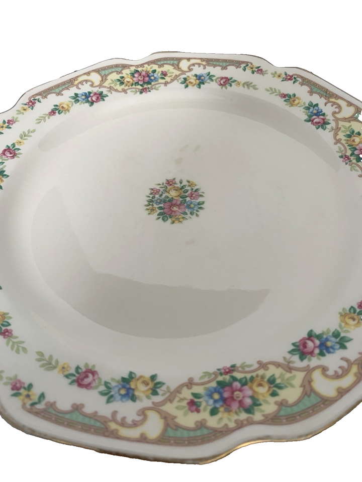 4 Vintage Dinner Plates 9" Mount Mt Clemens Pottery Mildred 1930's ...