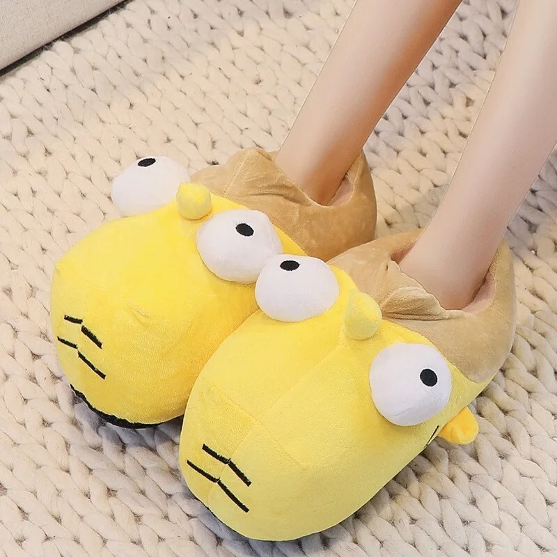 Homer Simpson 3D Novelty Slippers – UK Sizes 2-7 Funny Head Shaped Gift ...
