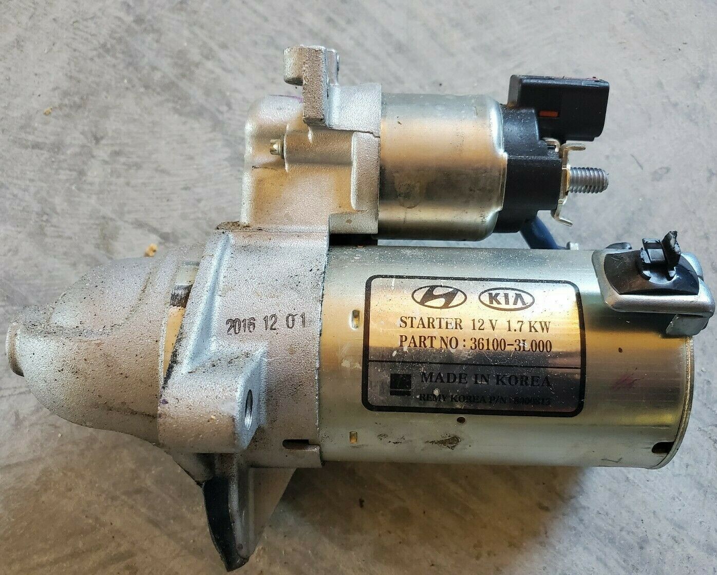 2017 2018 2019 GENESIS G90 V6 3.3T ENGINE STARTER ASSEMBLY OEM 36100 ...
