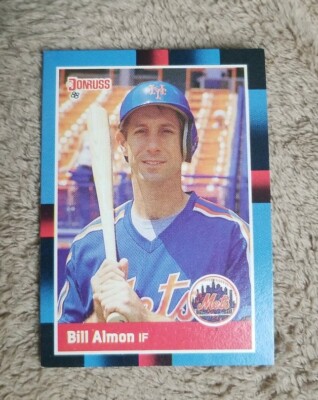1988 Donruss New York Mets Baseball Card #487 Bill Almon | eBay