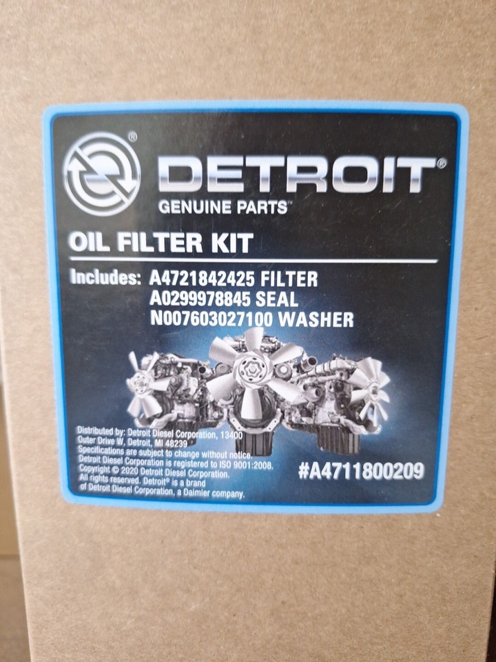 Detroit Diesel Fuel Filter Kit | # DDE A4700903151 Oil Filter Kit ...