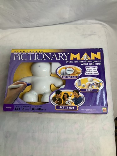 Mattel Board Game Electronic Pictionary Man Complete 2008 | eBay