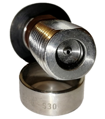 S30 Valve Stainless Steel CO2 PIN Connector (Piercing Pin Type) Barrel ...