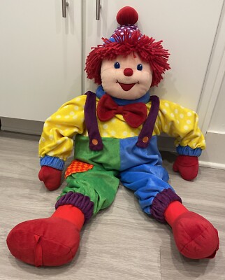 Gymboree Dance With Me Gymbo The Clown Large 36" Stuffed Plush Hand ...