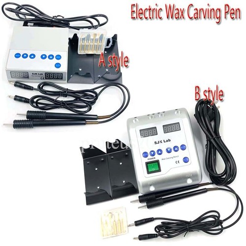 SJK Dental Lab Electric Wax Knife Waxer 2 Carving Pen Pencil Carver ...