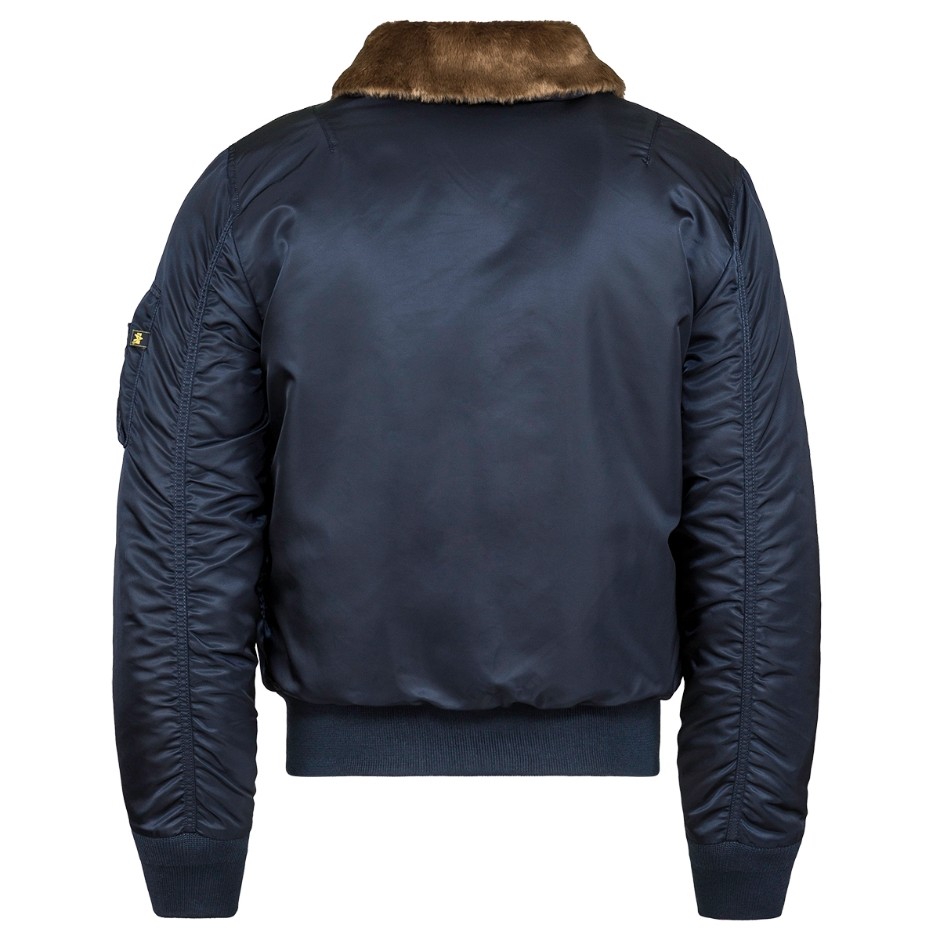 ALPHA INDUSTRIES SLIM FIT B-15 FLIGHT JACKET/BOMBER NYLON MJB45500C1 ...