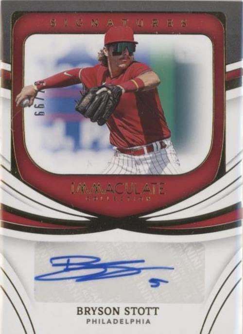 2022 Panini Immaculate Collection - Immaculate Signatures Bryson Stott ...
