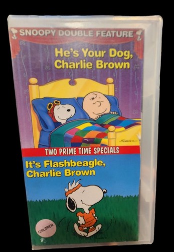 Snoopy Double Feature VHS - Paramount 1950, 1958, 1965 97368373839 | eBay