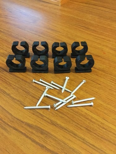 35 Original Fishing Rod Pole Replacement Clips Holders Diy W/screws ...