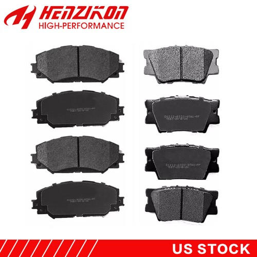 Front & Rear Ceramic Disc Brake Pads For Toyota RAV4 LE 2013 2014 2015 ...