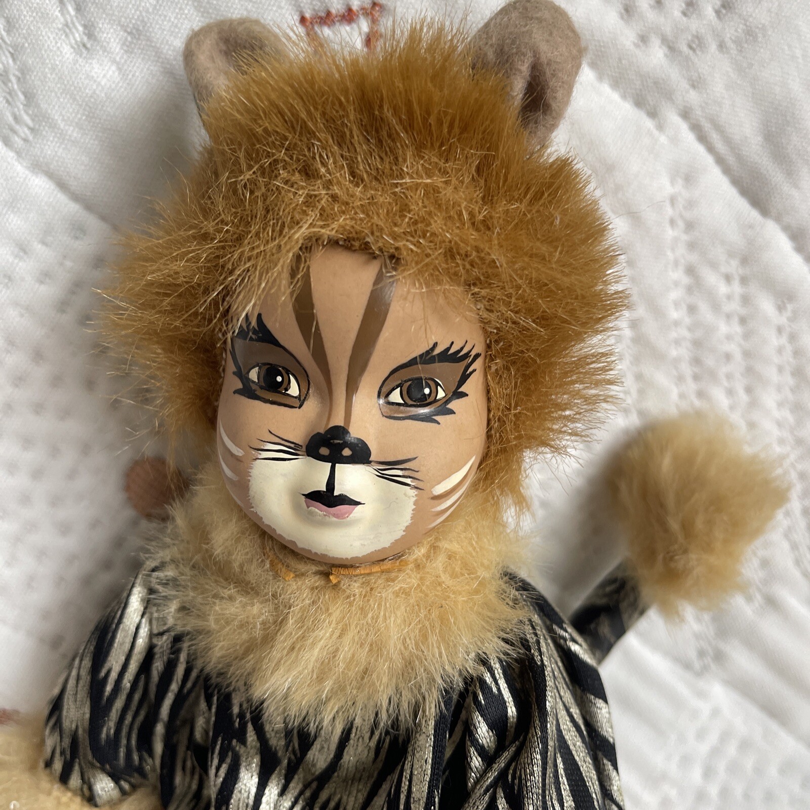 Tiger Doll Porcelain Hand Painted Haunted Doll | eBay UK