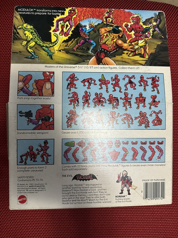 Masters Of The Universe Modulok The Evil Horde Vintage Mattel Mint In ...