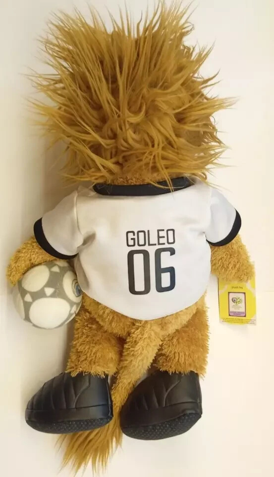 Orig. mascot World Cup GERMANY 2006 - GOLEO 50 cm with tag / Etikett A ...