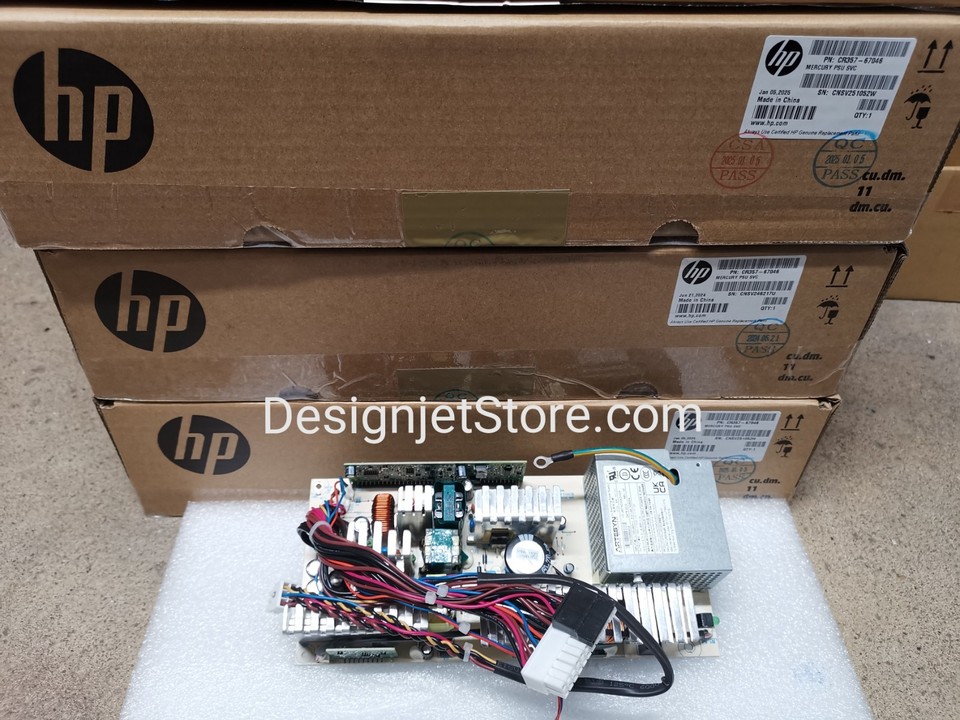 New Genuine HP CR357-67046 Designjet T1500 T1530 T2500 T3500 T930 Power ...