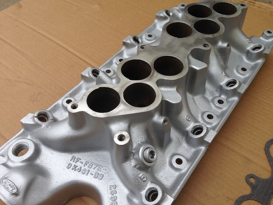 87-93-95 Ford Mustang GT40 Upper & Lower Intake Manifold COBRA NON EGR ...