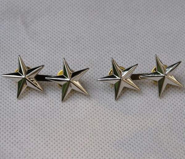 Pair Of WW2 US Army Officer 2 Star Major General Rank Badges Pin ...