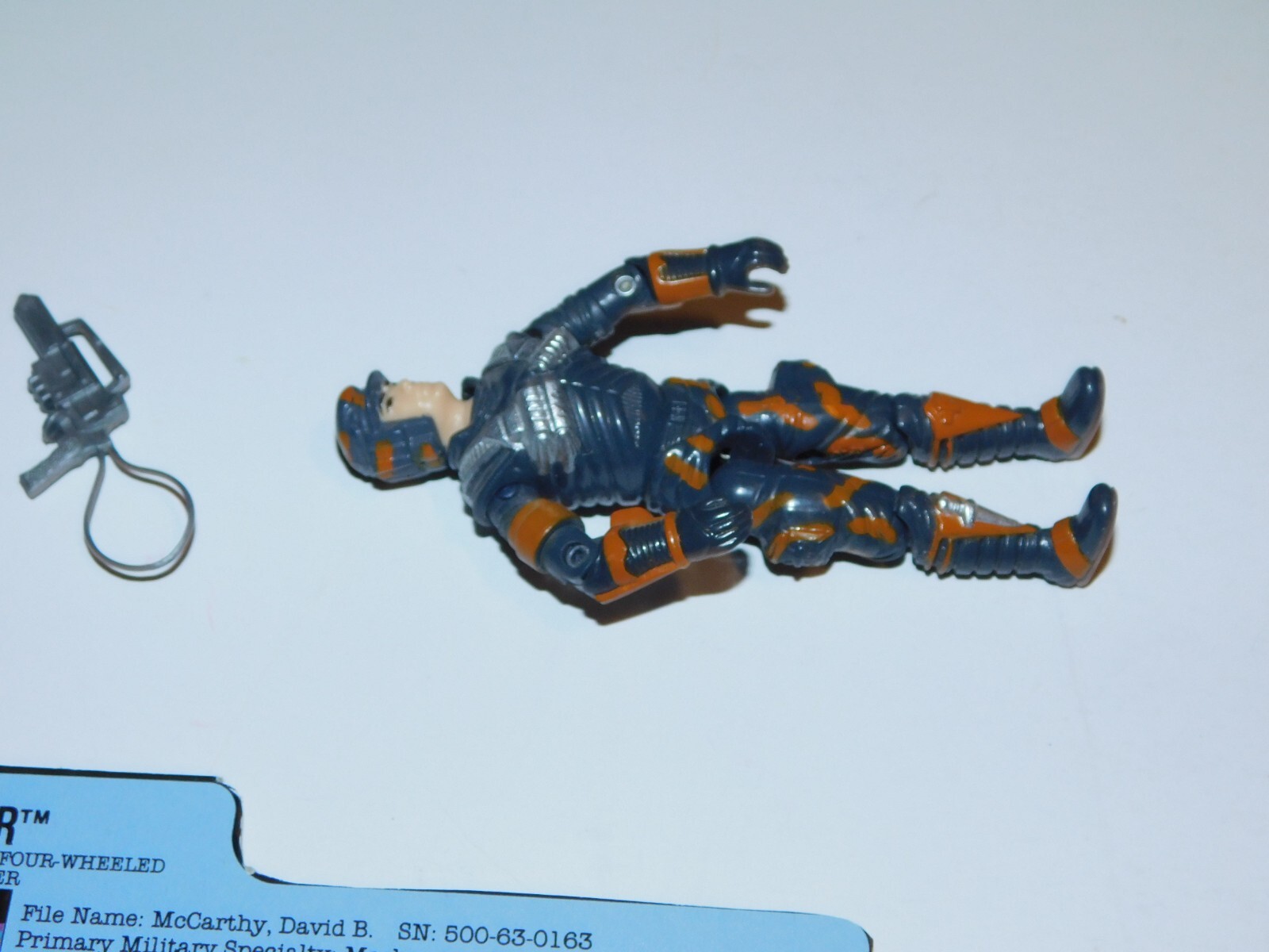 VINTAGE HASBRO GI JOE ARAH 1987 BLOCKER v1 COMPLETE with FILE CARD | eBay