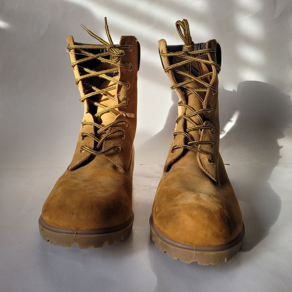 Black Rock Men Work Boots Size 9 Leather Brown Thinsulated Thermal ...