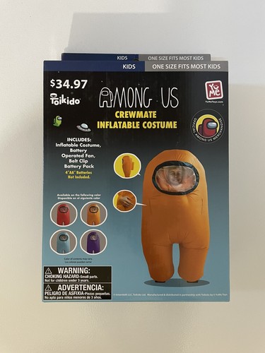 Toikido Among Us Inflatable Crewmate Halloween Costume Red 2021 Fan One ...