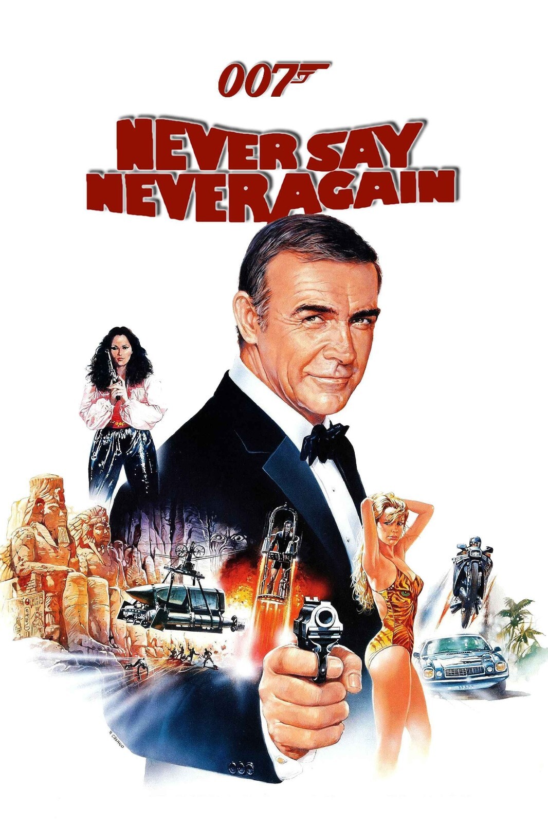 1983 Never Say Never Again Movie Poster 11X17 007 James Bond Sean ...