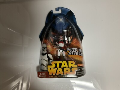Star Wars Quick Draw-Attack! Clone Trooper Action Figure | eBay