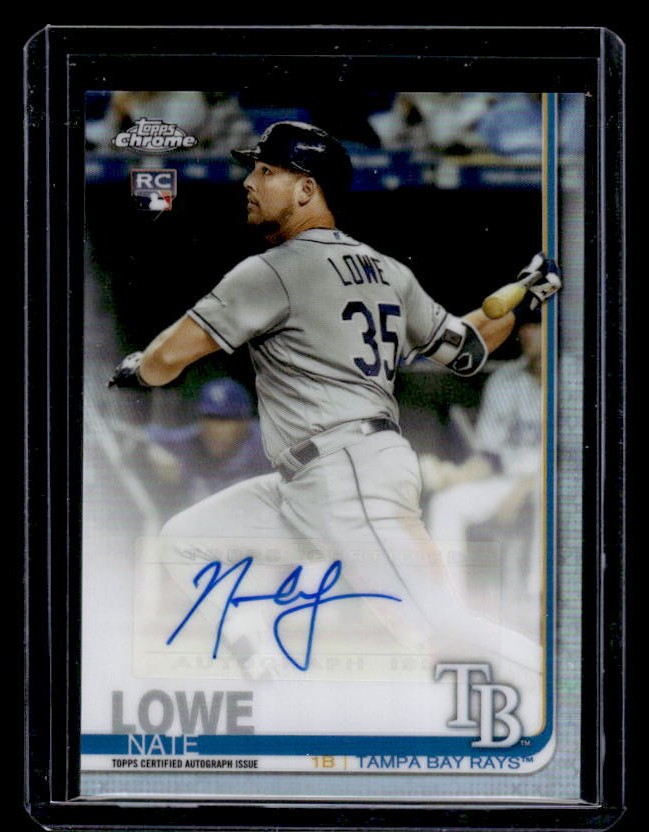 2019 Topps Chrome Update Nate Lowe Autograph #CUA-NLO | eBay