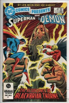 DC COMICS PRESENTS #66, NM-, Superman, Demon, DC, 1984 more DC in store ...