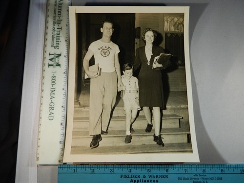 Rare Historical Original VTG 1945 Andrew Jackson Roddy Family Tulane U ...