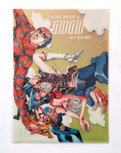 JoJo's Bizarre Adventure Clear File Folder -Golden Wind- NEW Hirohiko ...
