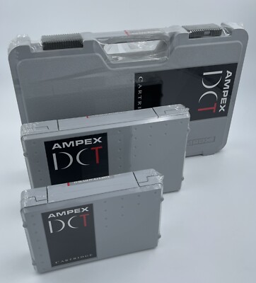 3 X AMPEX DCT Cassette Set - Professional Broadcast OVP unbenutzt ...