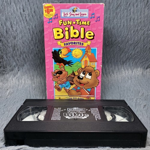 Lets Sing And Learn Fun Time Bible Favorites Sing Along VHS 1996 Tape ...