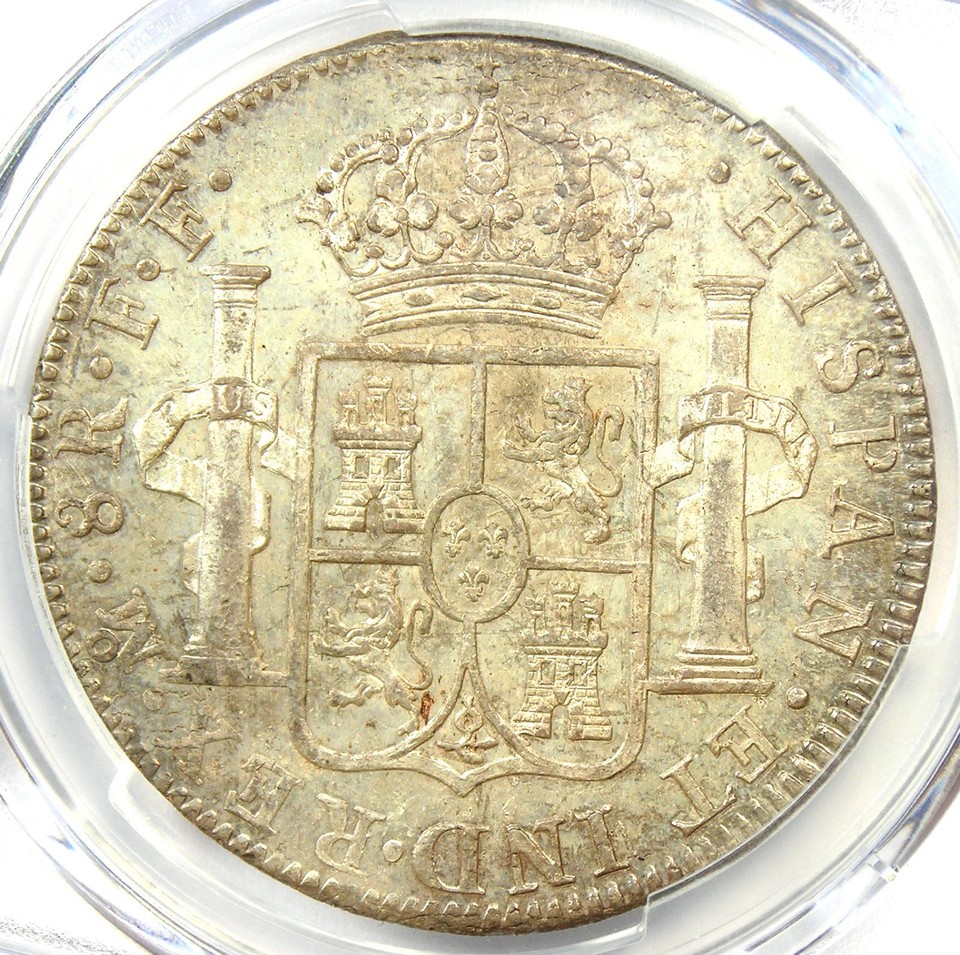 1779 Mexico Charles III 8 Reales Coin (8R) - PCGS Uncirculated Detail ...