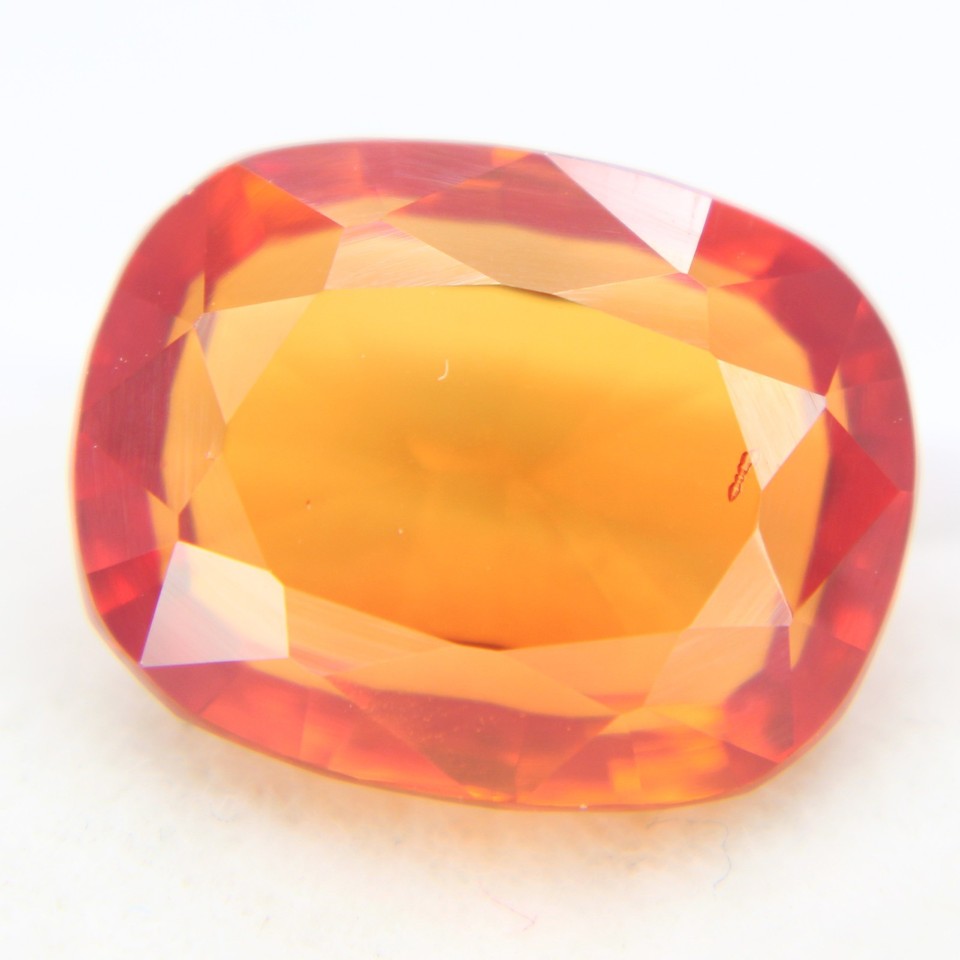 8+ Ct Mandarin Cushion Natural Garnet Fire Orange Certified Loose ...