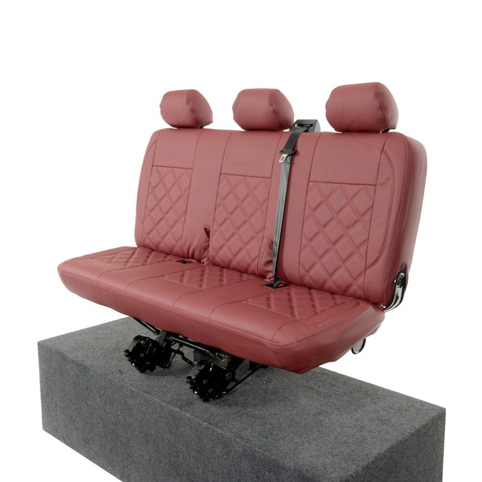 VW Transporter T6/T6.1 Caravelle Posteriore Seat Cover Similpelle (2024 ...