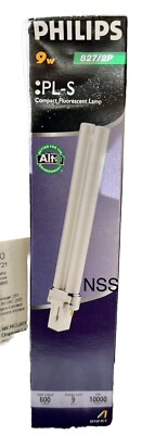 Philips Alto PL-S 9W/827/2P CFL Compact Fluorescent Light New In Box ...
