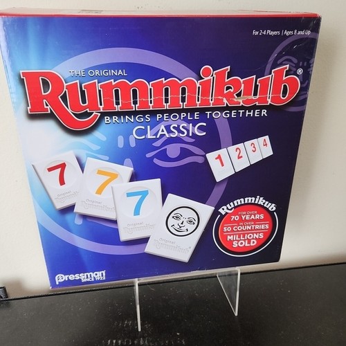 Rummikub by Pressman Classic Edition The Original Rummy Tile Game OPEN ...