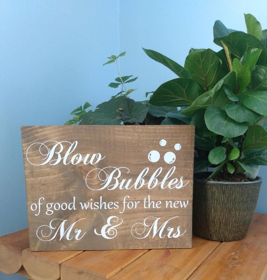 Wedding bubbles sign 60 photos - Astyledwedding.com