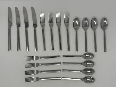 Oneida Chef's Table 20 Piece Service for 4 Stainless Flatware Set | eBay